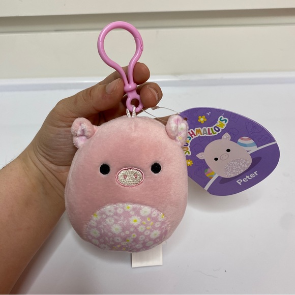 Squishmallows | Toys | Squishmallow Peter The Pig Clip 3 | Poshmark